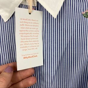Modcloth | Dresses | Modcloth Cactus Pin Stripe Dress Sz Nwt | Poshmark